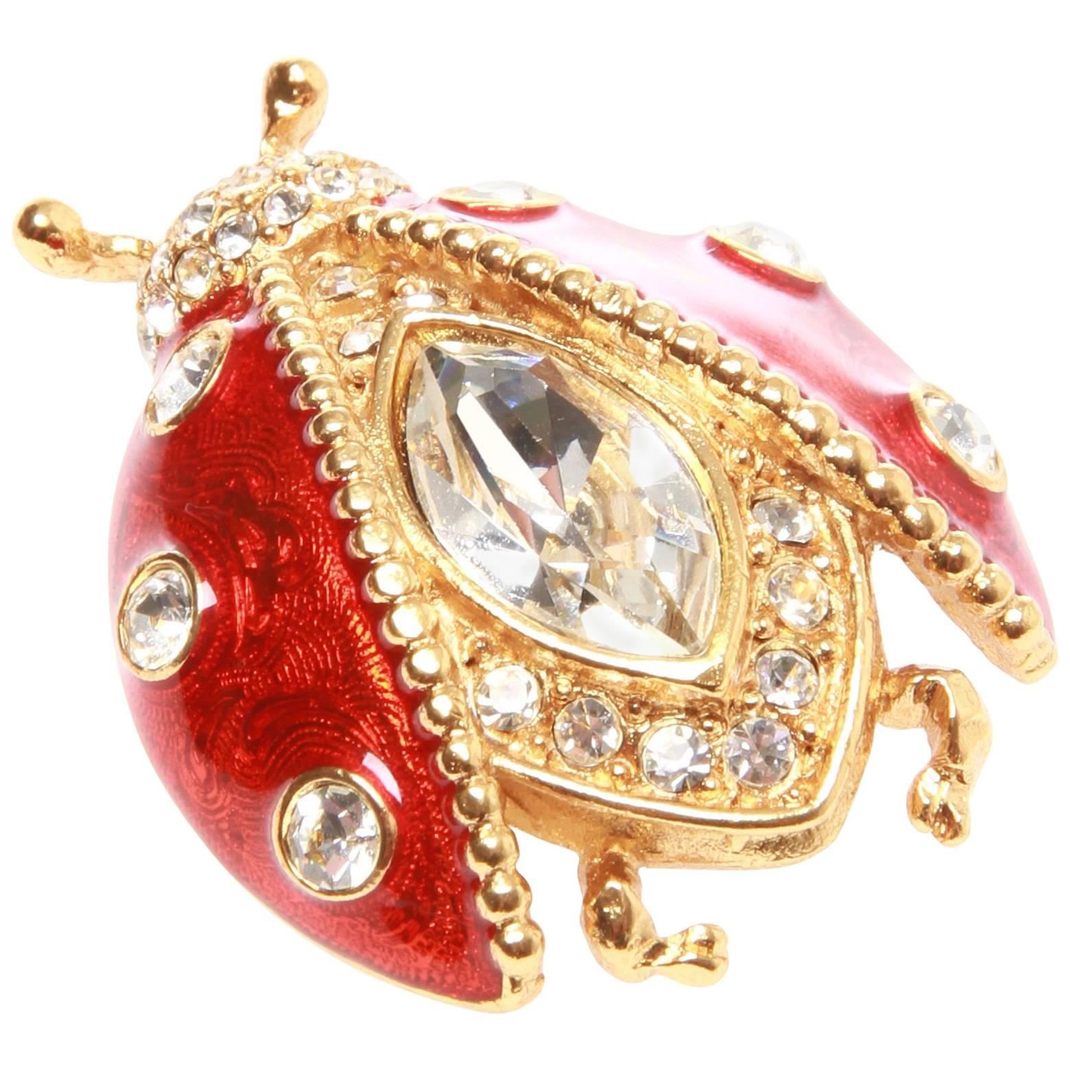 Christian Dior Beetle Brooch at 1stDibs