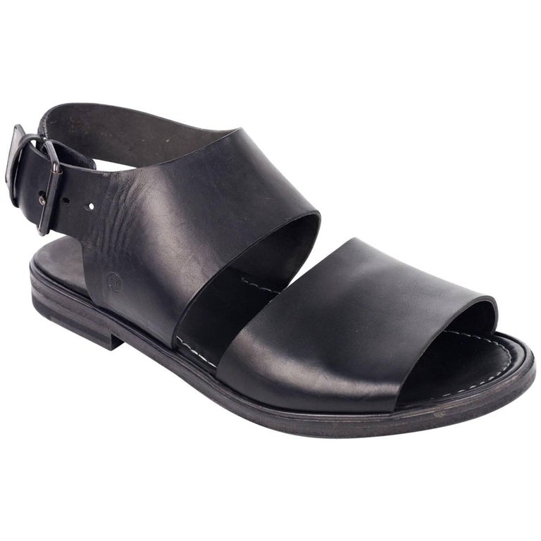 Marsell Men's Black Leather LEGO Sandals For Sale at 1stDibs | marsell ...