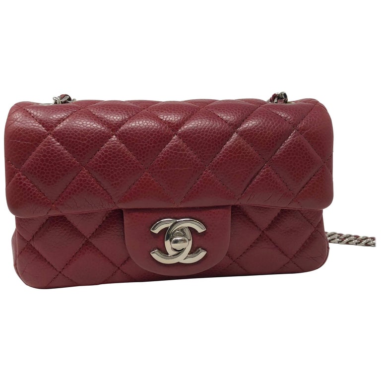 Red Chanel Mini Mini Leather Crossbody Bag at 1stDibs | red chanel ...