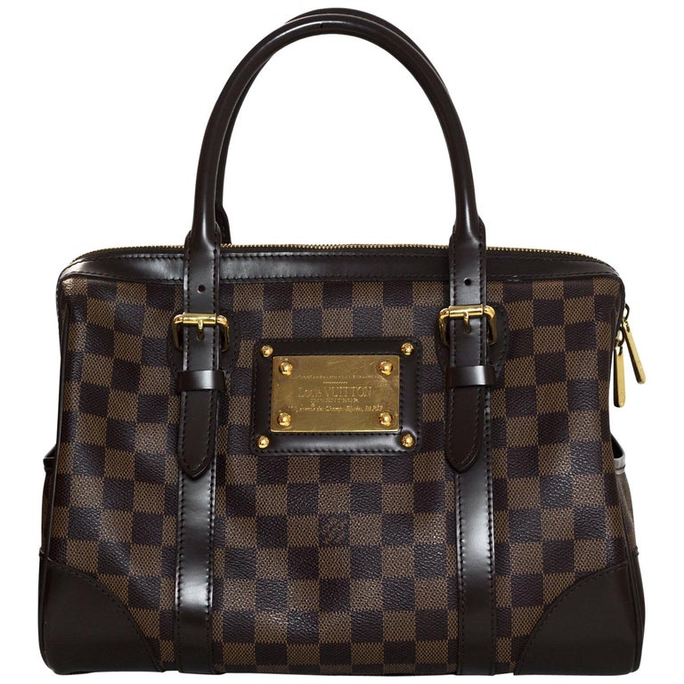 Louis Vuitton Damier Canvas Berkeley Bag with Dust Bag For Sale at ...