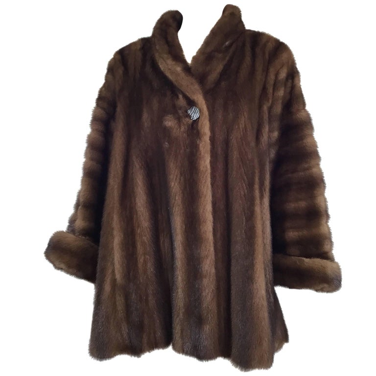 Christian Dior Vintage Brown Mink Coat at 1stDibs
