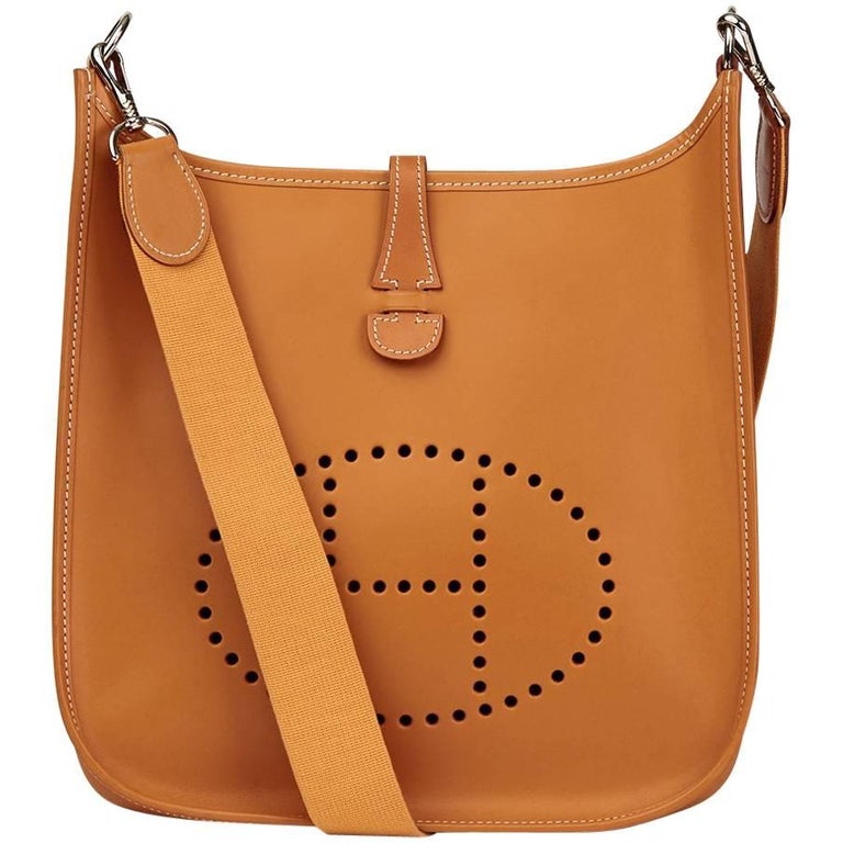 2000 Hermes Natural Chamonix Leather Evelyne I PM at 1stDibs | hermes ...