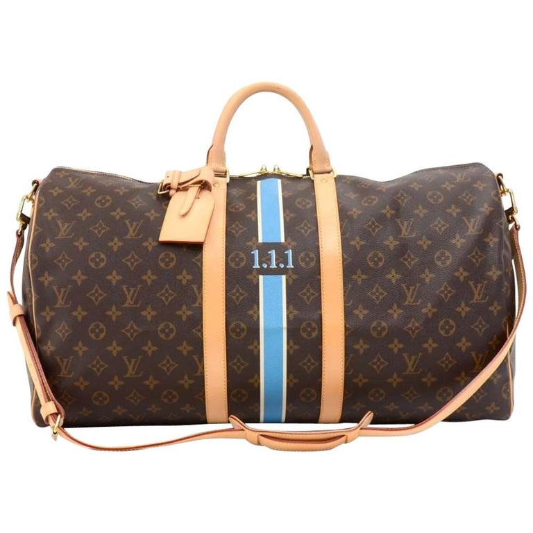 Louis Vuitton Keepall Bandoulière 55 Mon Monogram Canvas For Sale at ...