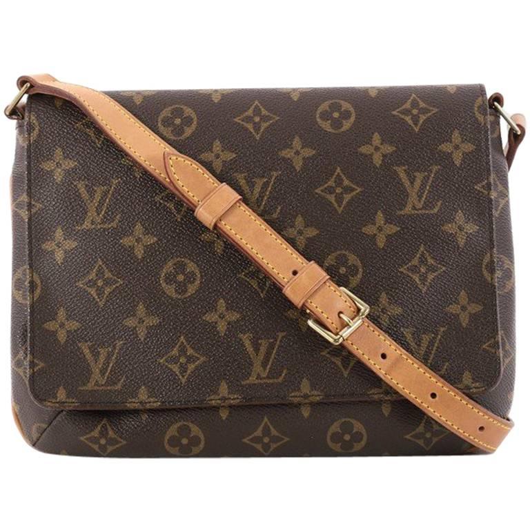 Louis Vuitton Musette Tango Handbag Monogram Canvas at 1stDibs