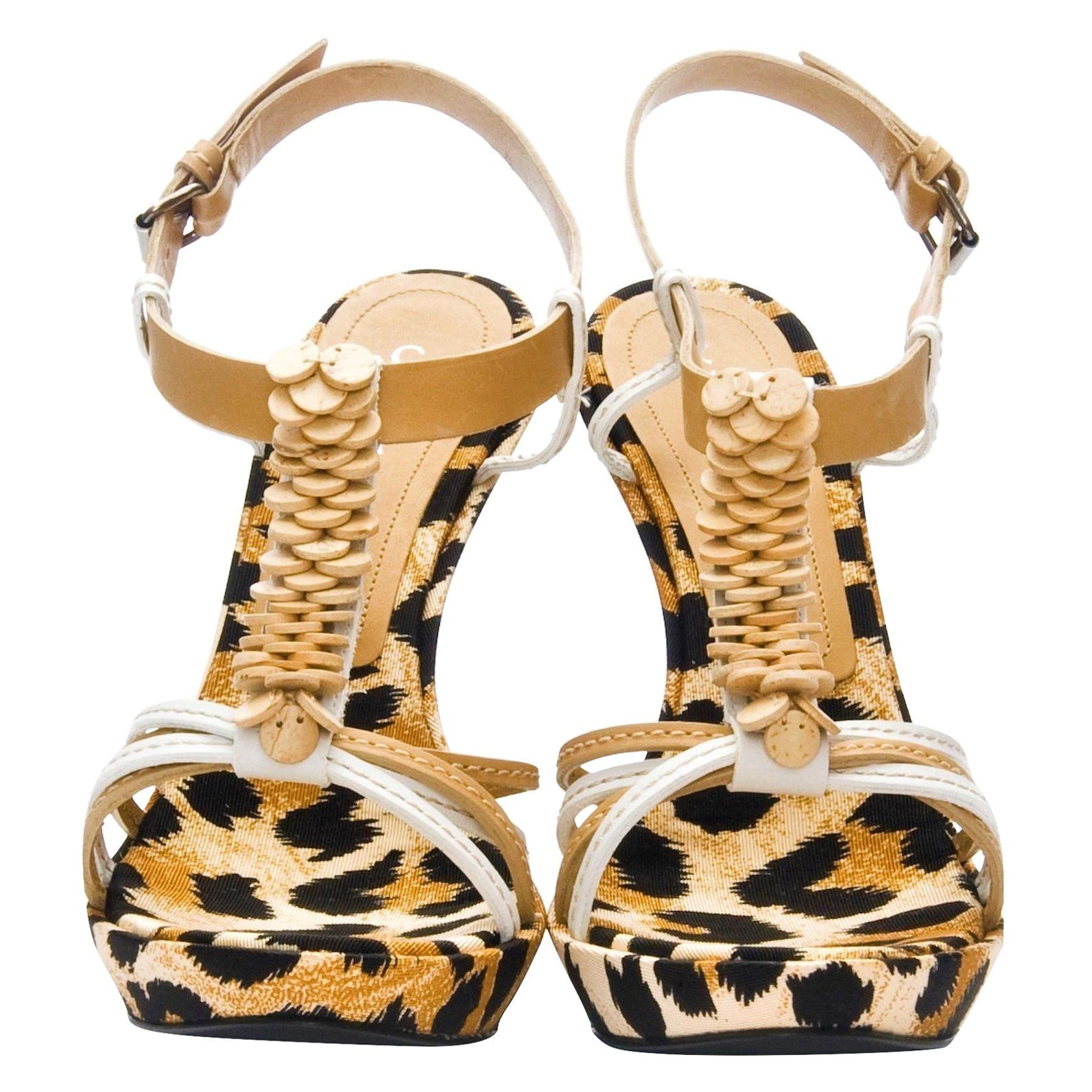 New Casadei Leopard Platform Heels Sz 6.5 For Sale at 1stDibs | leopard ...
