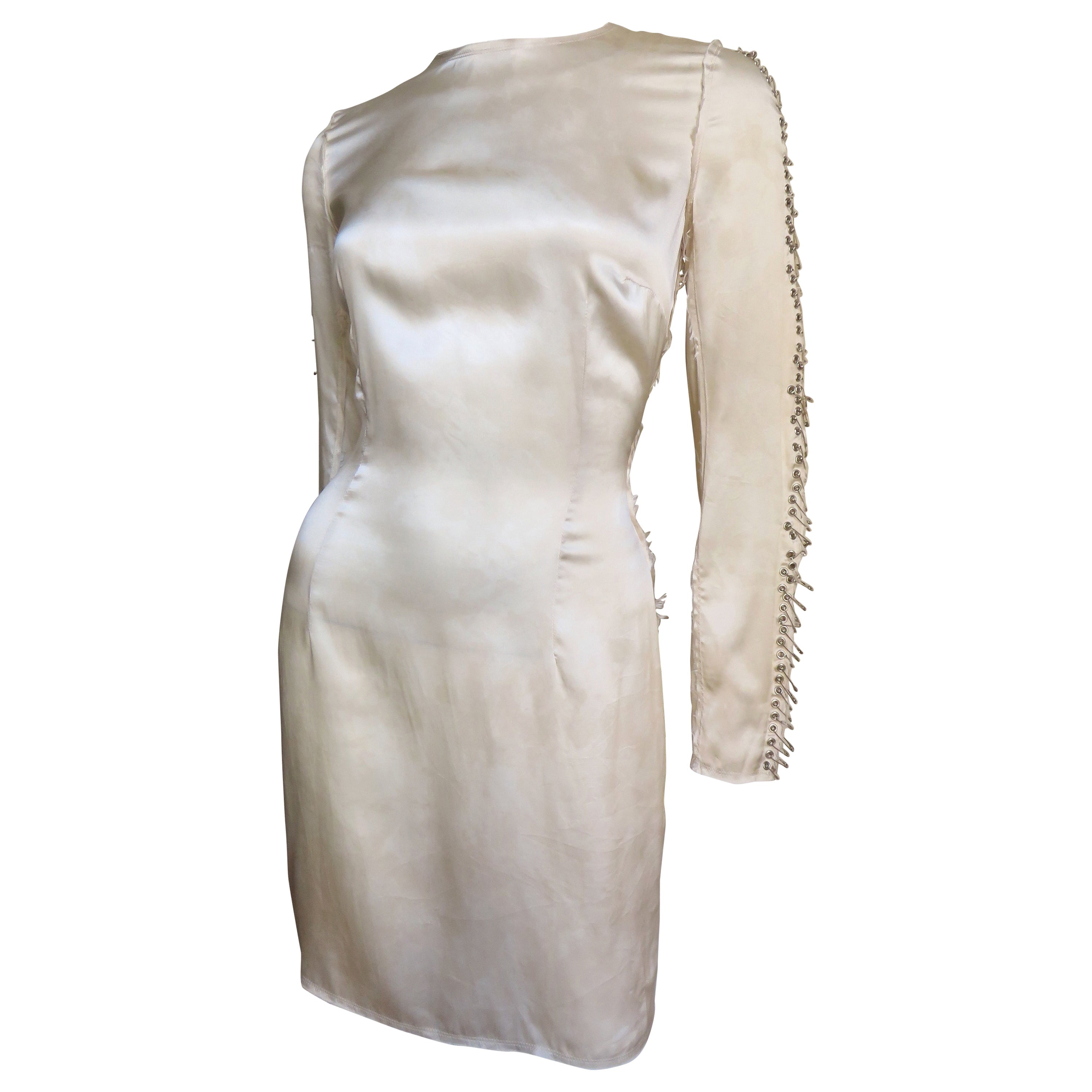 Vintage 1965 Pierre Balmain Couture Ivory Beaded Lace Strapless Bridal ...
