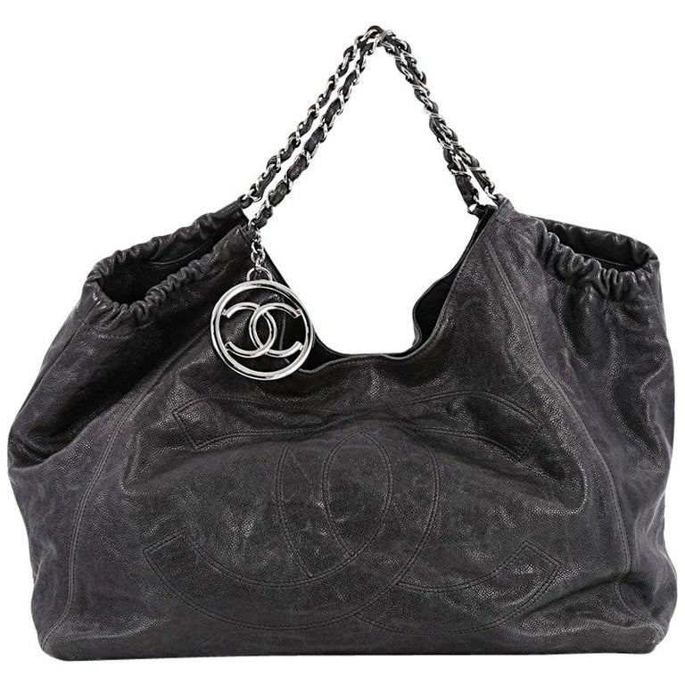 Chanel Coco Cabas Distressed Caviar XL at 1stDibs | chanel coco cabas xl