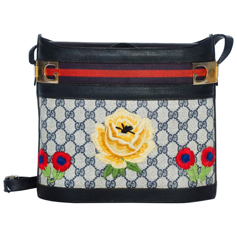 Gucci supreme monogram logo print from 1970 with vintage embroiderd ...