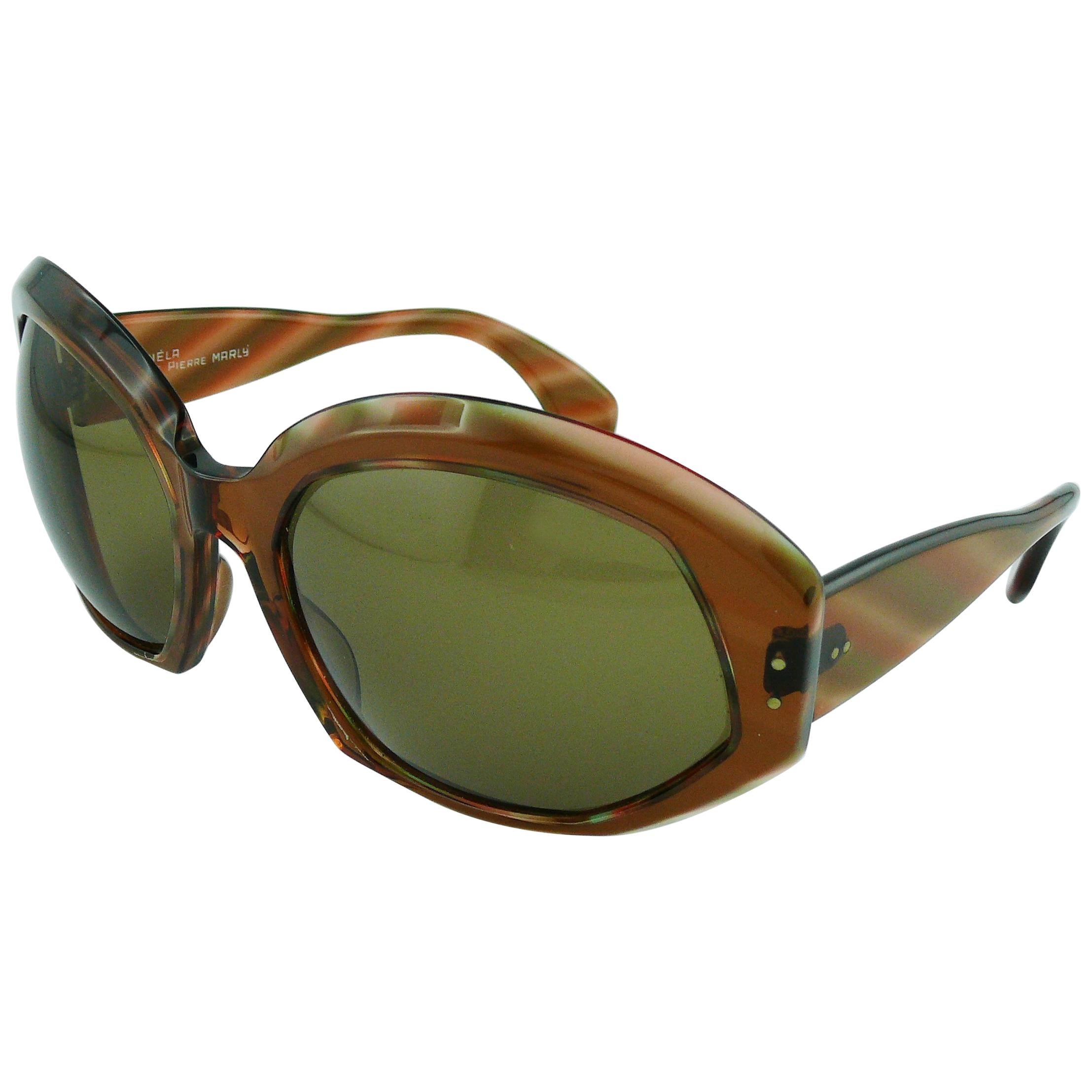 Pierre Marly Vintage Week-End Clear Sunglasses For Sale at 1stDibs