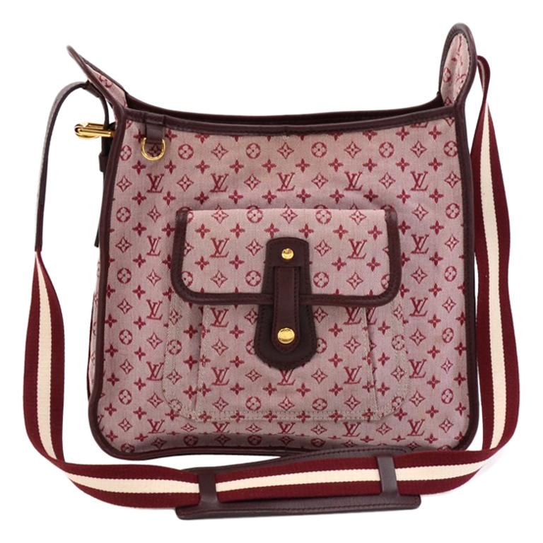 Louis Vuitton Besace Mary Kate Red Monogram Mini Canvas Shoulder Bag ...