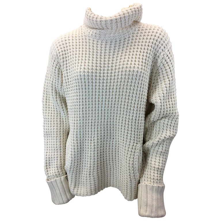 Lauren Hansen Off White Knit Sweater For Sale at 1stDibs | lauren ...