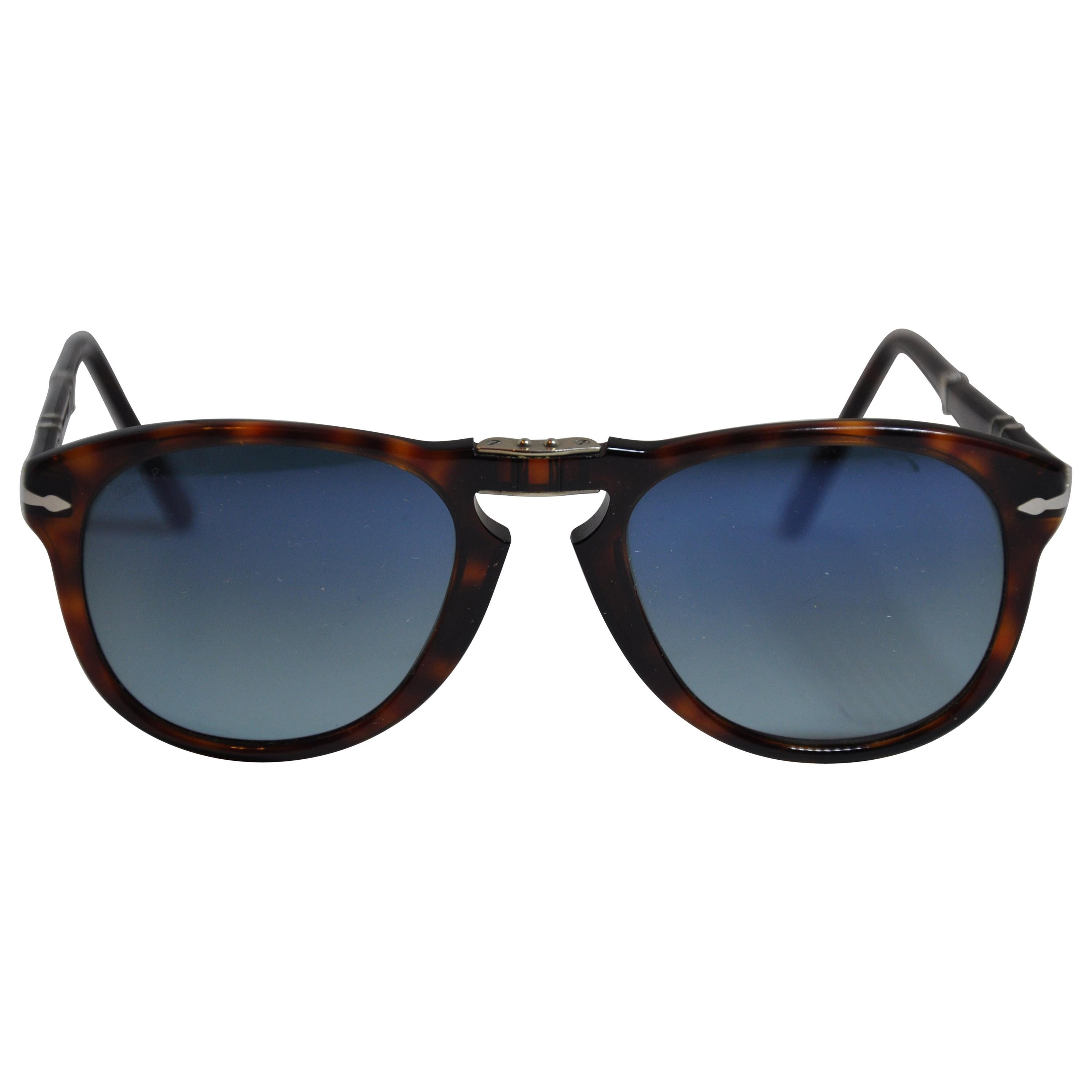 Persol Ratti Vintage White Sunglasses Mod. 649/3 Sport Mirrored Lens ...