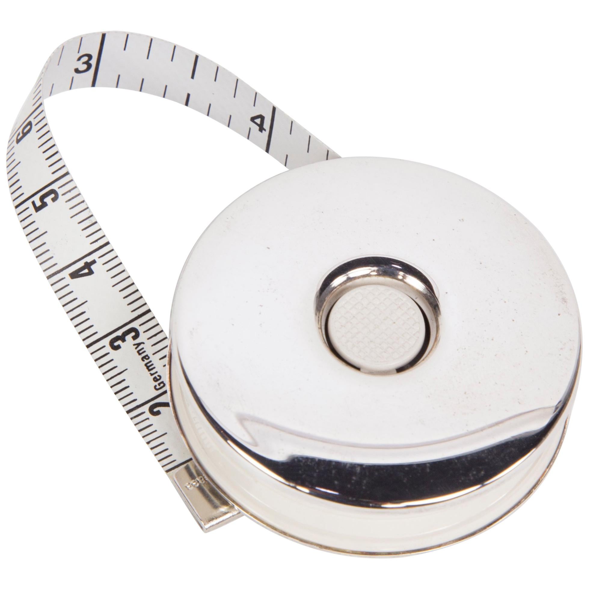 Sterling Silver Push Button Tape Measure at 1stDibs | sterling silver ...