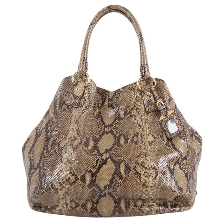 Prada Shoulder Bag Python XL at 1stDibs