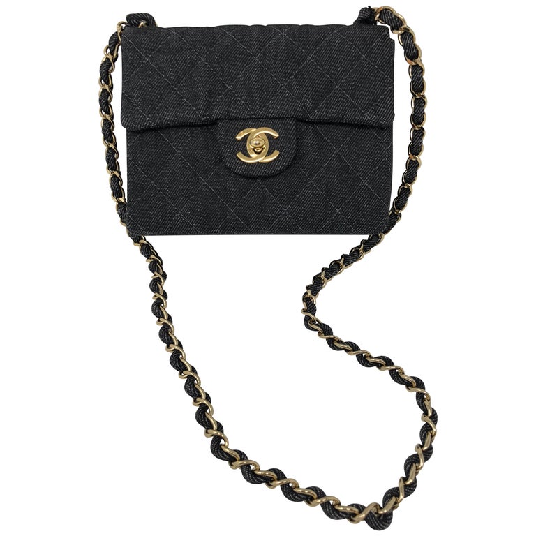 Chanel Denim Mini Bag at 1stDibs