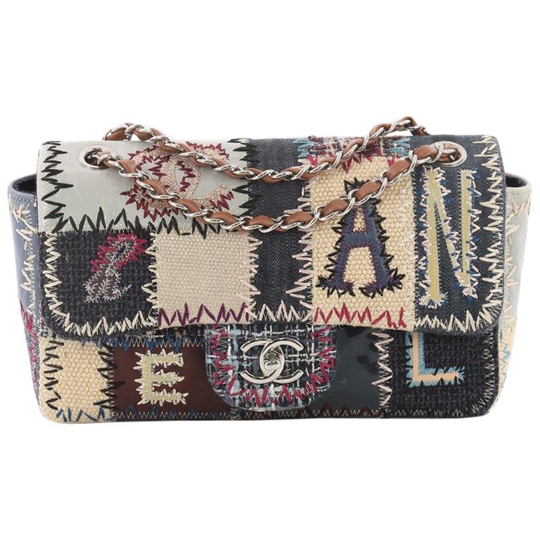 Chanel Flap Bag Multicolor Patchwork Medium at 1stDibs