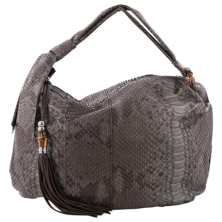Gucci Jungle Hobo Python Large at 1stDibs