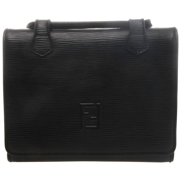 Fendi Black Epi Leather Crossbody Bag at 1stDibs | cross body bag