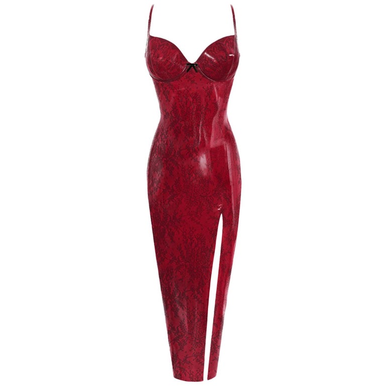 Atsuko Kudo Latex Lady P Long Evening Dress at 1stDibs | atsuko kudo ...