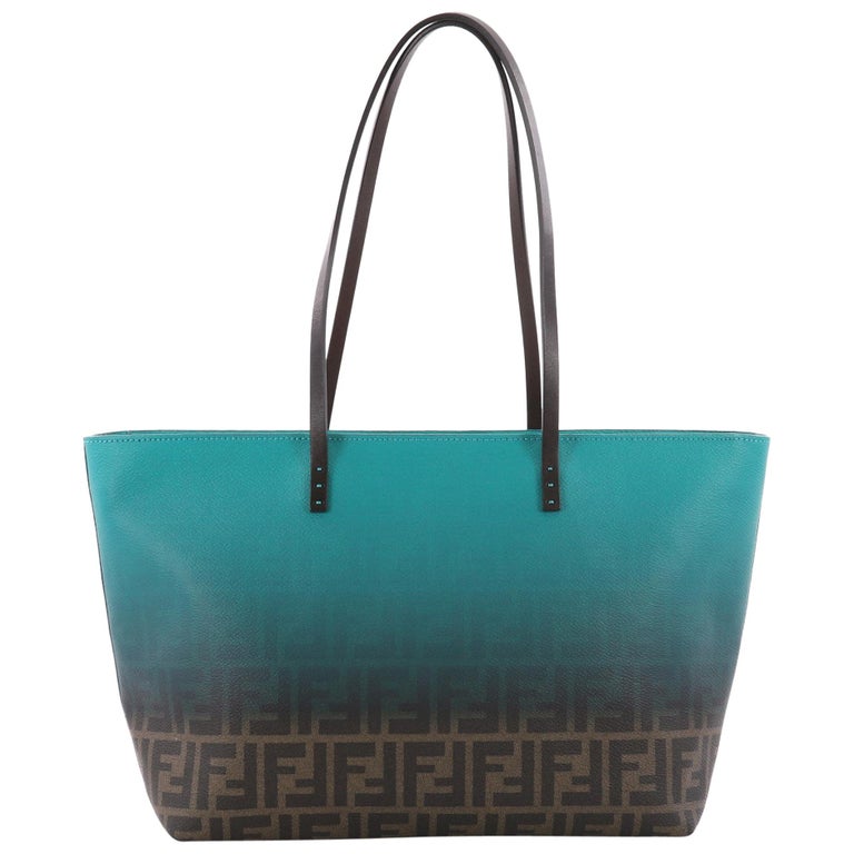 Fendi Roll Tote Ombre Zucca Coated Canvas Small at 1stDibs | fendi ...