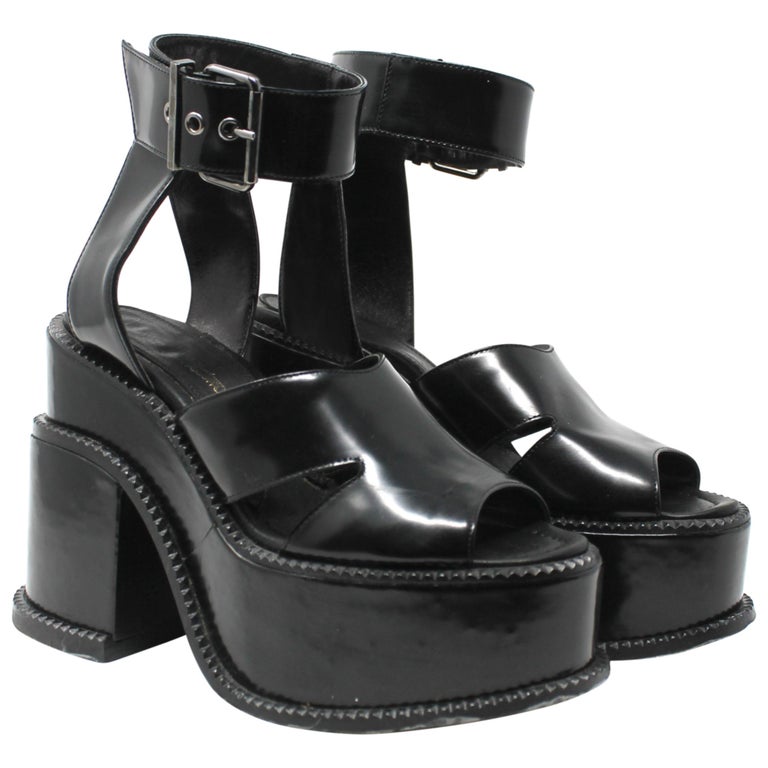 Vivienne Westwood Gold Label Black Leather Clompers Size US 11 at ...