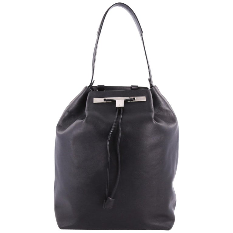 The Row Drawstring Backpack Leather Large at 1stDibs