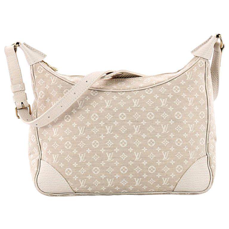 Louis Vuitton Boulogne Handbag Mini Lin at 1stDibs