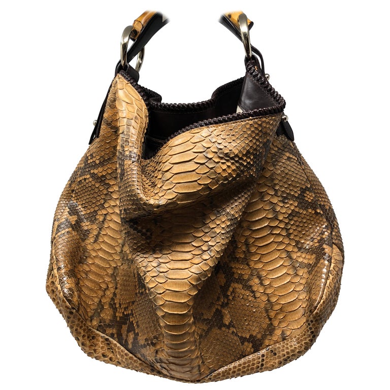 Gucci Python Guccisima Hobo at 1stDibs