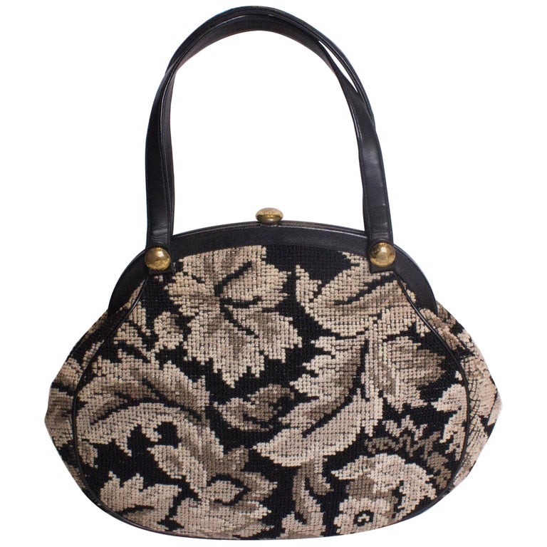 Large Vintage Tapestry Bag at 1stDibs | large tapestry bag, vintage ...