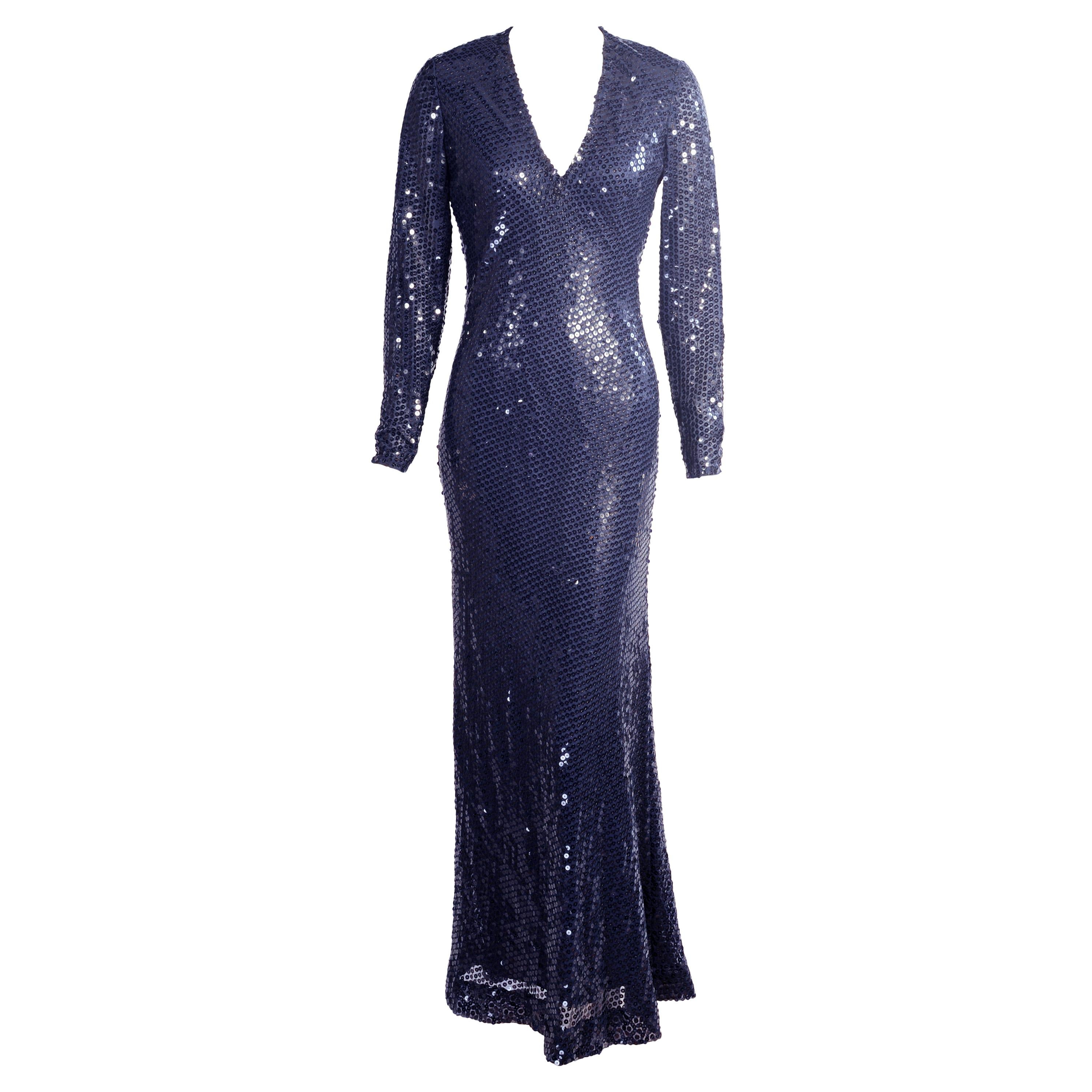 1970s Bill Blass Ruby Red Crepe Strapless Hourglass Evening Gown At