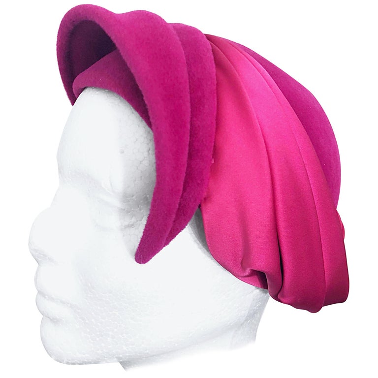 1950s Elsa Schiaparelli Shocking Hot Pink Rare Velvet Vintage Avant ...
