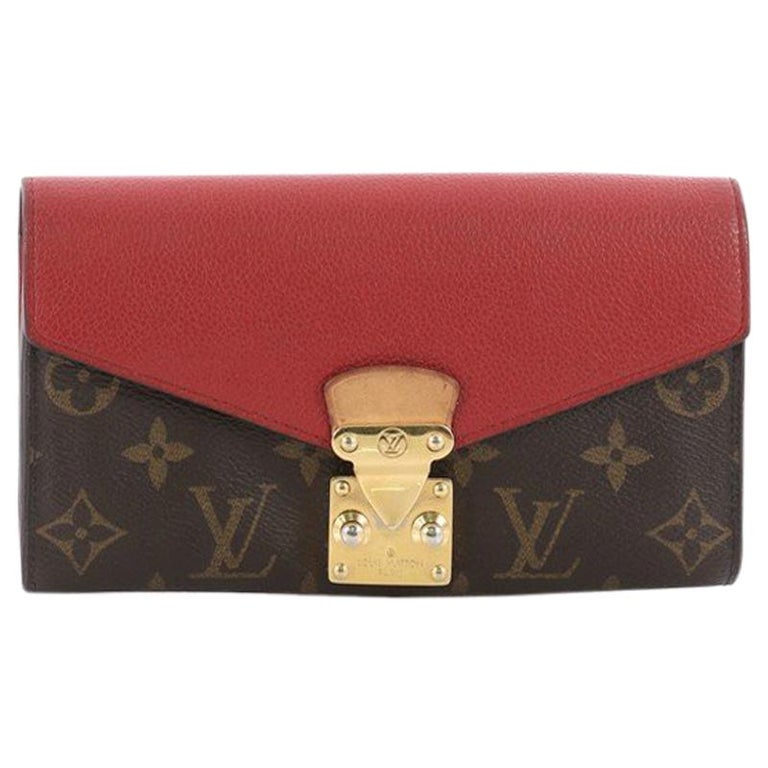 Louis Vuitton Pallas Wallet Monogram Canvas and Calf Leather at 1stDibs