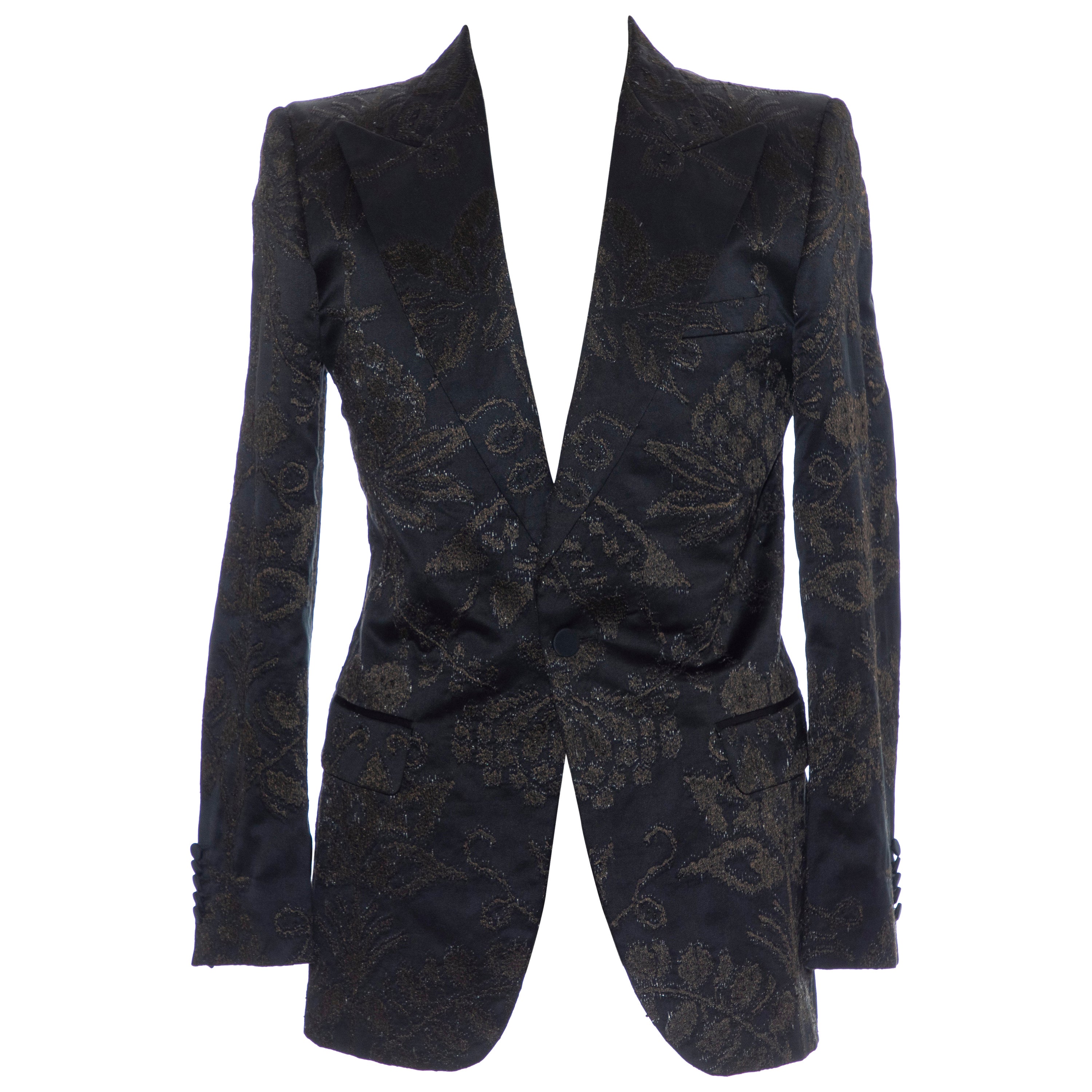 Tom Ford for Gucci F/W 2004 Collection Wool Jacket with Fox Fur It.42 ... Tom Ford for Gucci F/W 2004 Collection Wool Jacket with Fox Fur It.42 ...