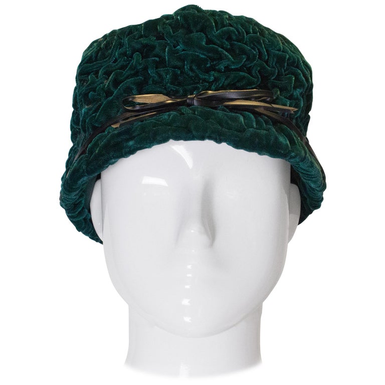 Vintage Jaccol Velvet Hat For Sale at 1stDibs