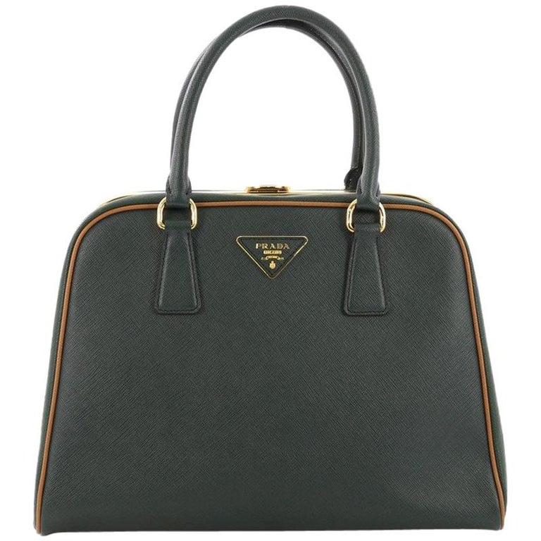 Prada Pyramid Top Handle Bag Saffiano Leather Medium at 1stDibs | prada ...