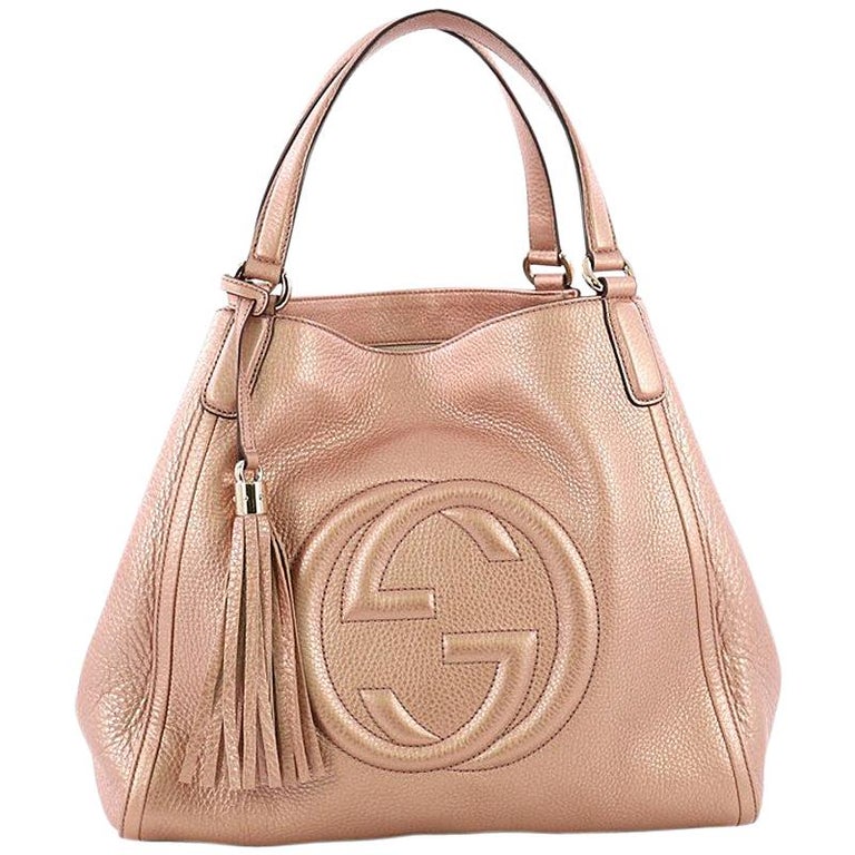 Gucci Soho Shoulder Bag Leather Medium at 1stDibs