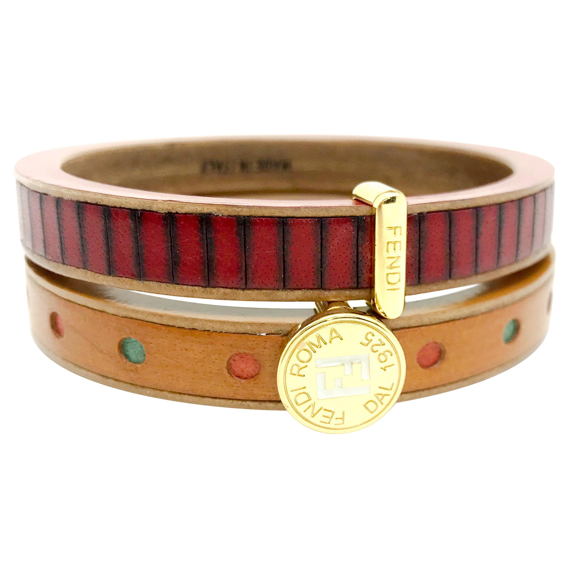 Fendi Bangle Bracelet Set. at 1stDibs