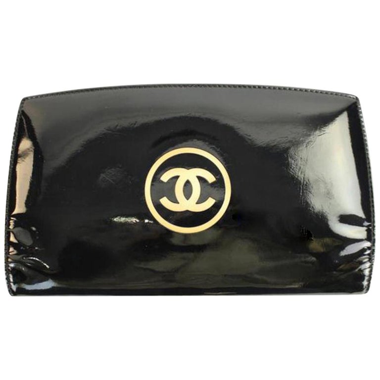 Chanel Black Cc Makeup Bifold 213398 Wallet For Sale at 1stDibs