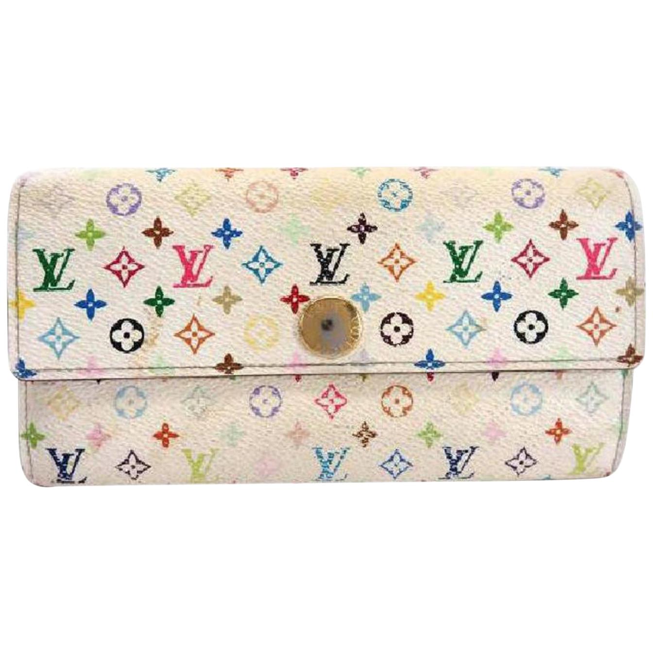 Louis Vuitton Multi Color Monogram Sarah Bifold 219607 Wallet For Sale ...