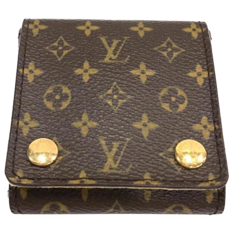 Louis Vuitton Brown Monogram Jewelry Box 232999 Wallet at 1stDibs