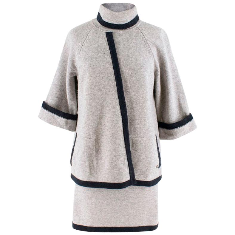 Chanel wool and cashmere two piece skirt and top US 8 at 1stDibs | two ...