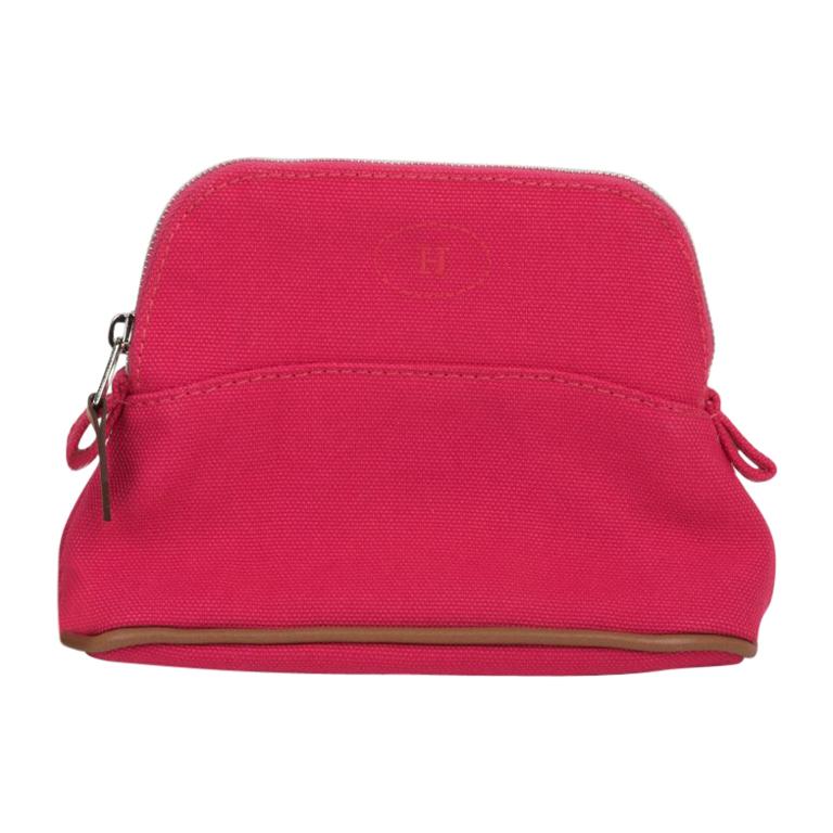 Hermes Bolide Travel Case Mini Mini Model Hibiscus New at 1stDibs