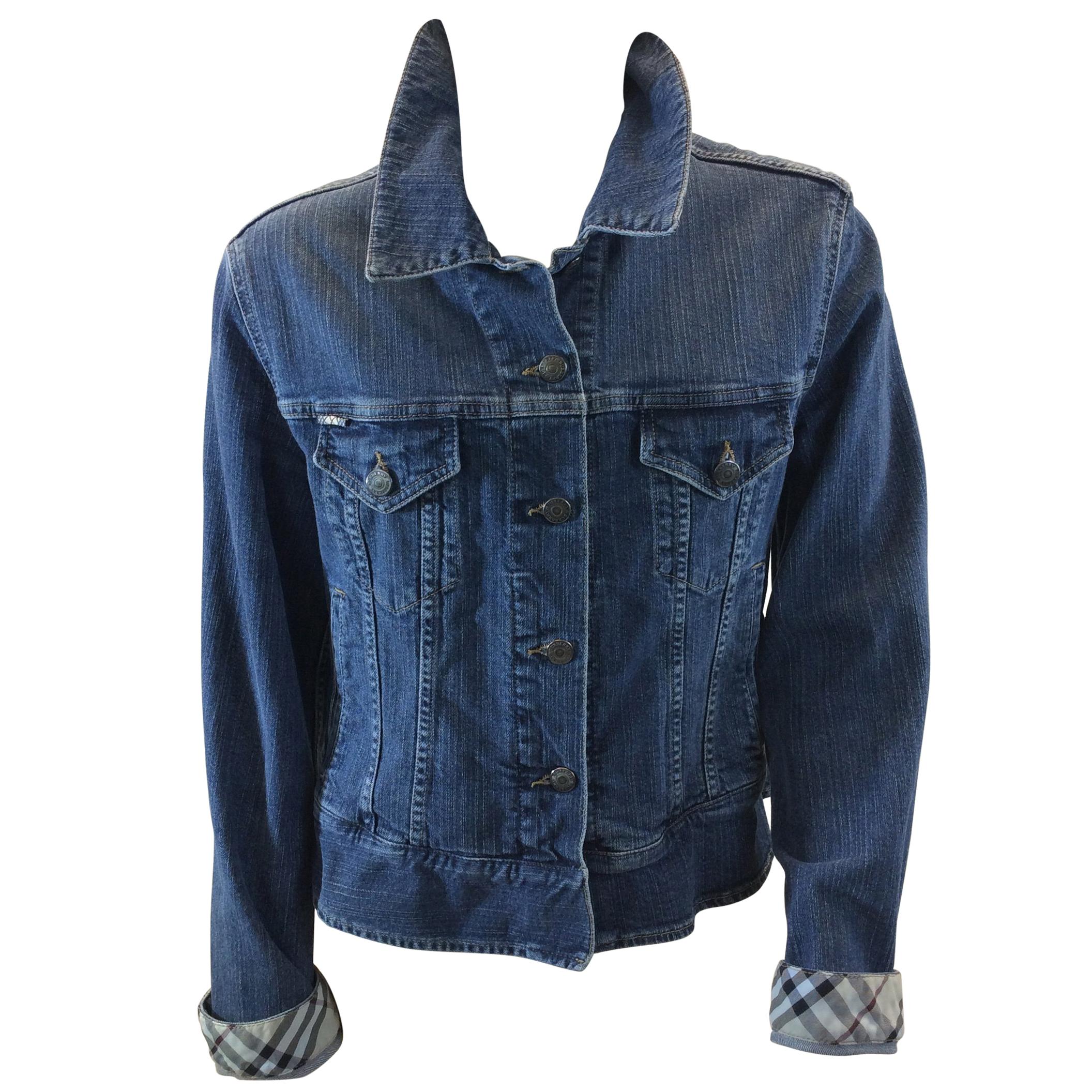 Burberry Blue Denim Jacket at 1stDibs