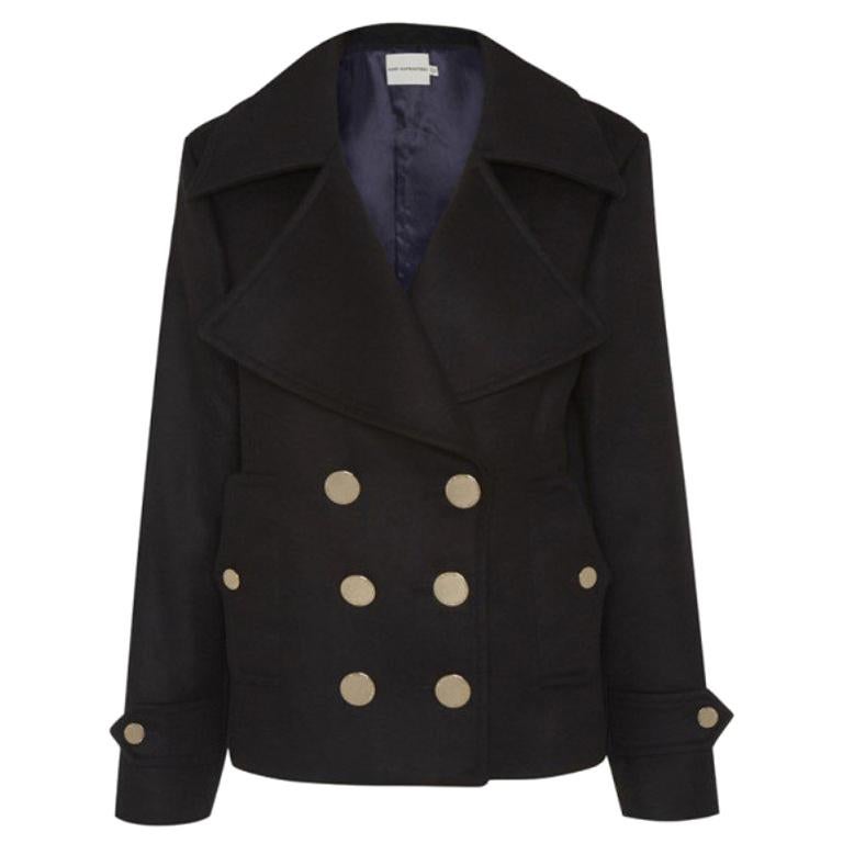 Mary Katrantzou Black Didicon Short Coat S For Sale at 1stDibs | mary ...