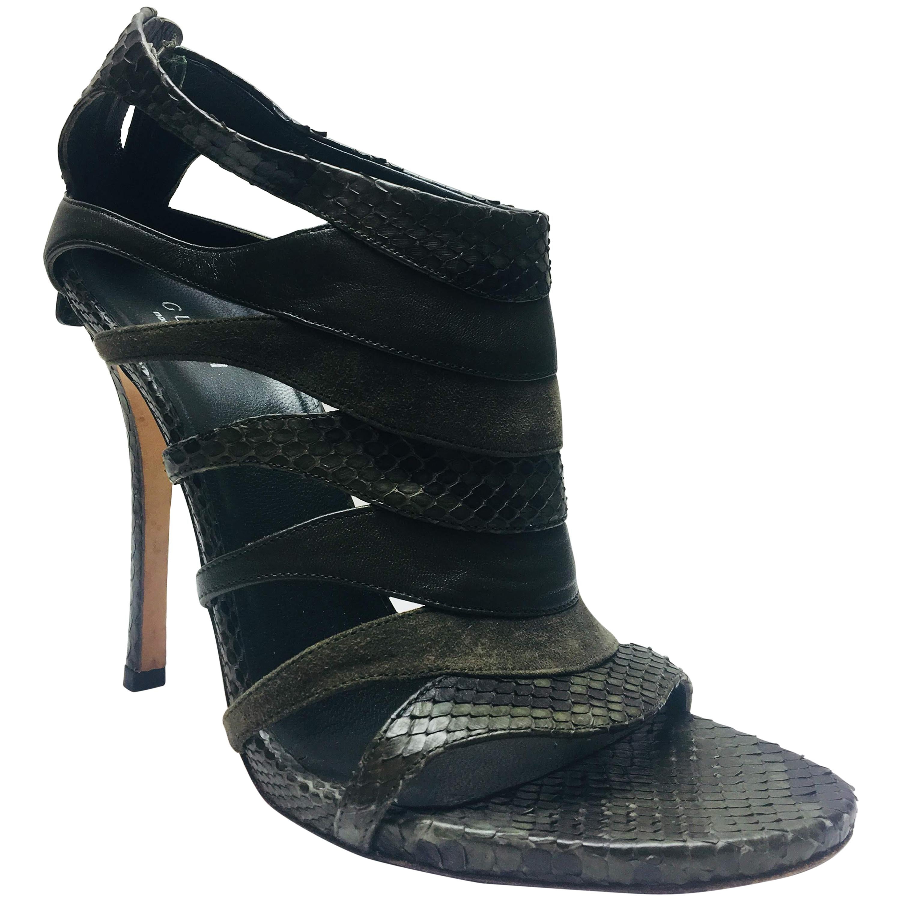 Gucci Open-Toe Strappy Stiletto at 1stDibs