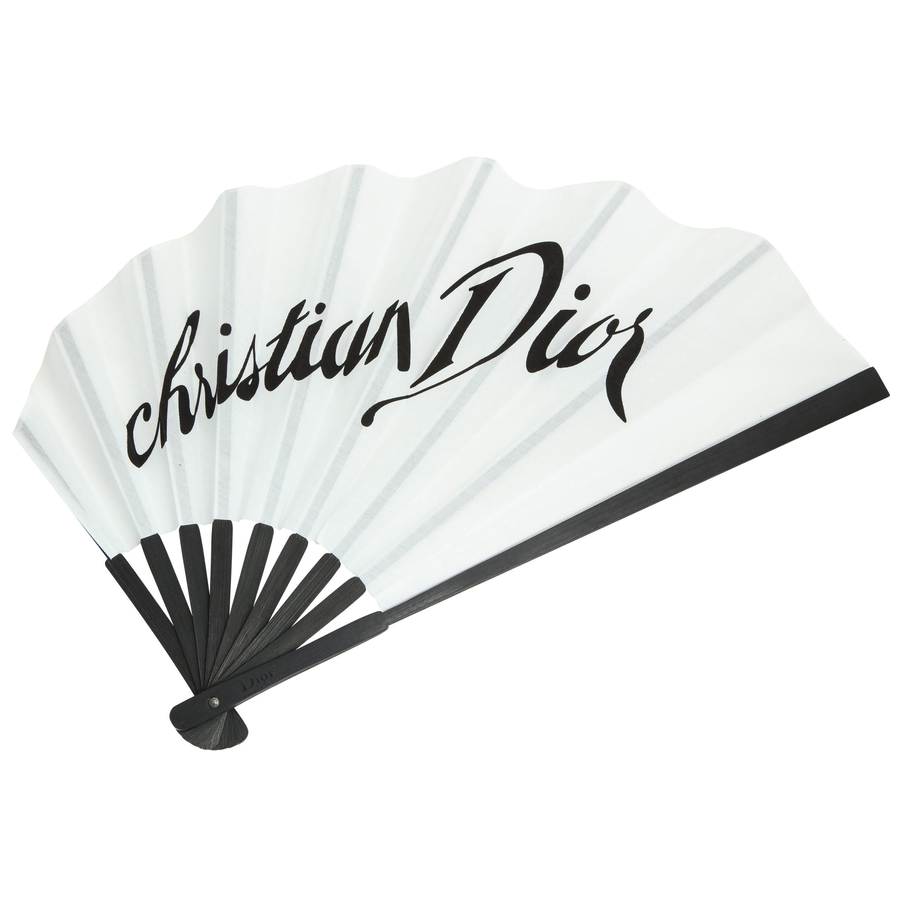Christian Dior by John Galliano Logo Fan at 1stDibs | christian dior ...
