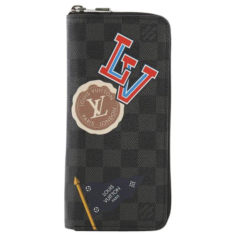 Louis Vuitton Brazza Wallet Limited Edition Damier Graphite LV League ...
