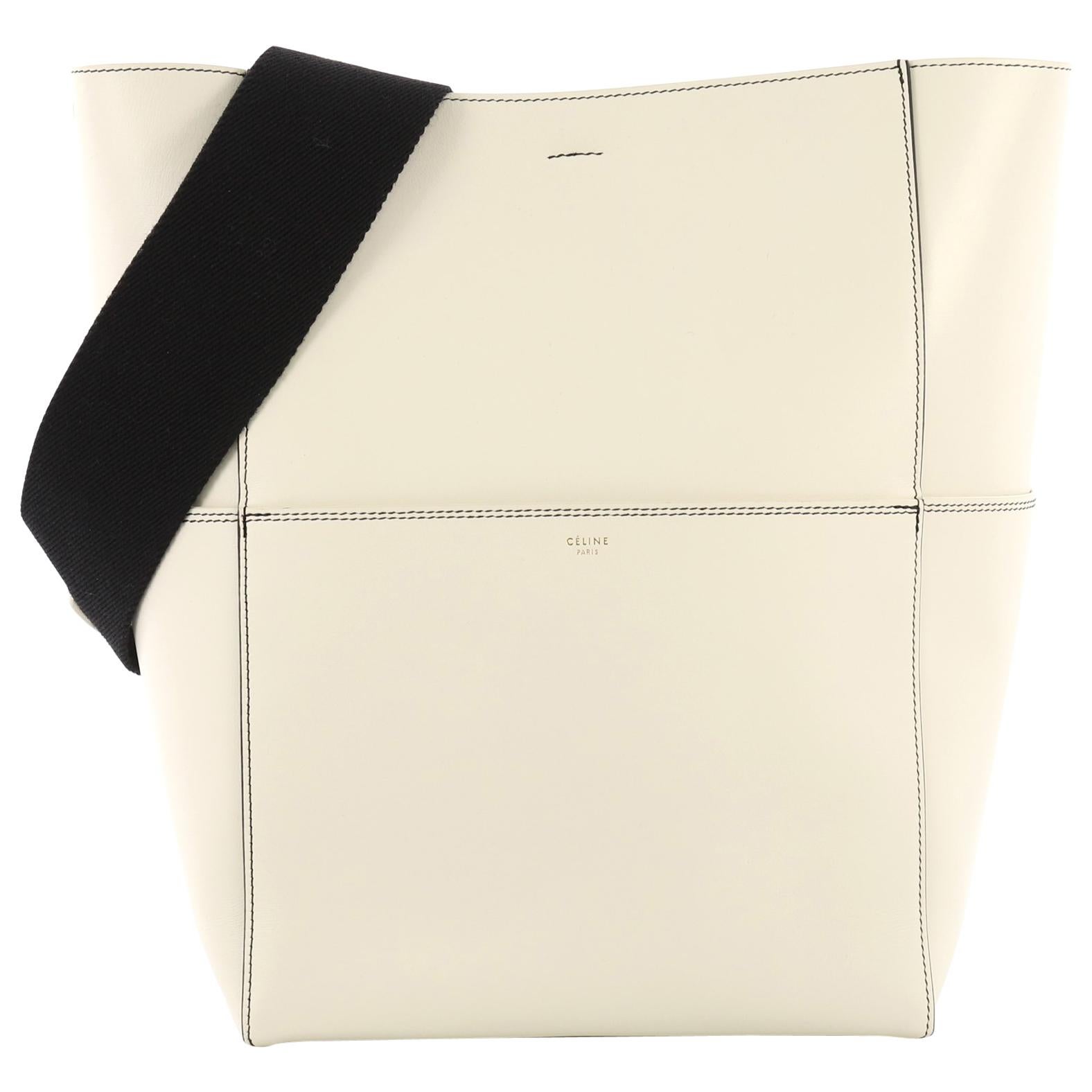 Celine Sangle Seau Handbag Calfskin Large at 1stDibs