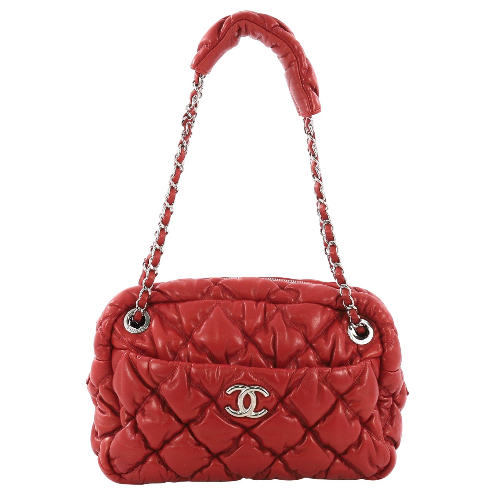 Chanel Bubble Camera Bag Quilted Lambskin Small at 1stDibs