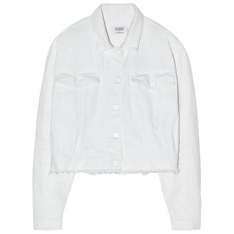 Closed White Denim Jacket - New season US 6 at 1stDibs